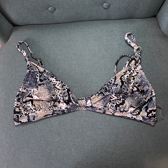 Shade & Shore | Swim | Snake Skin Bathing Suit Top | Poshmark